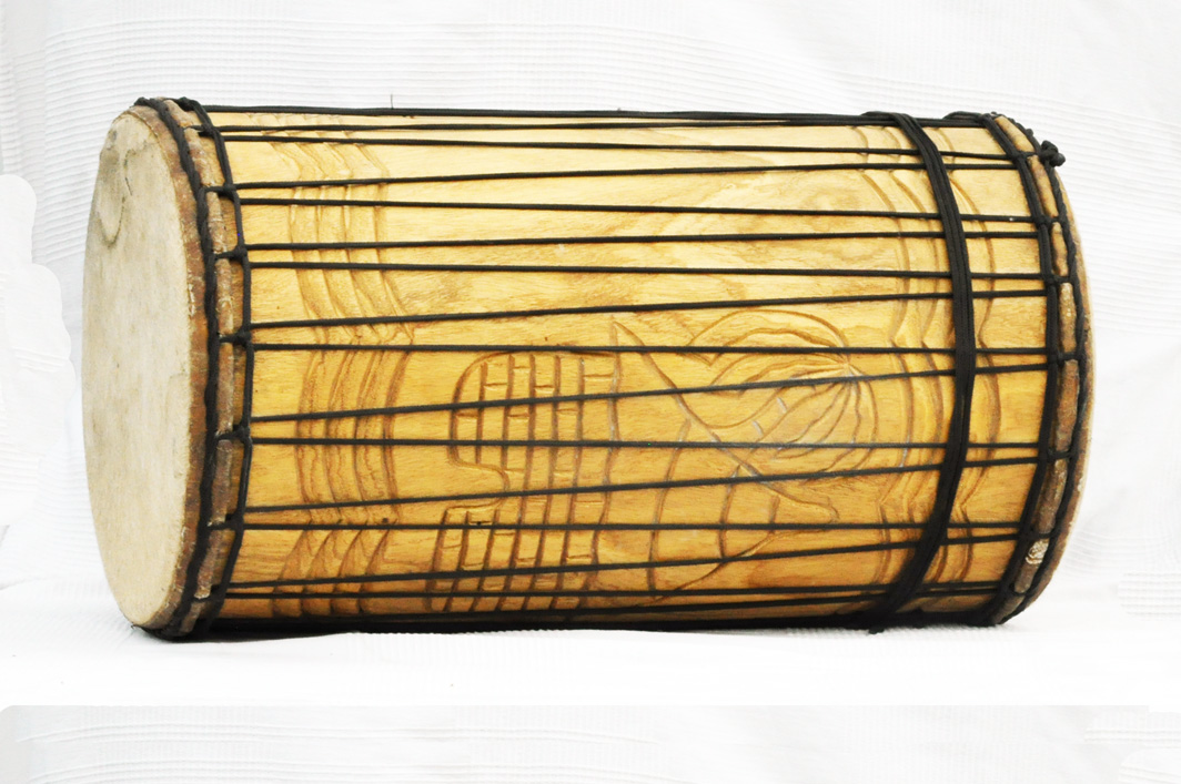 Melina traditional mounting dununba dunun - Guinea dunun drum