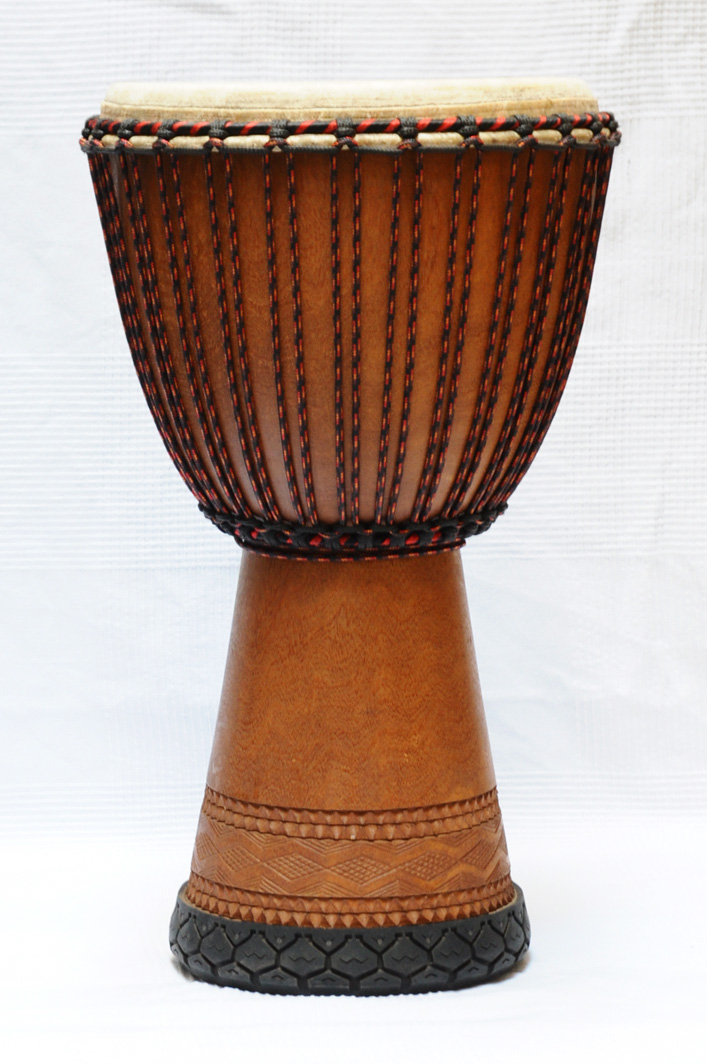 Large Top Mali djembe dimba: buy Malian djembe (bush mango, dugura)