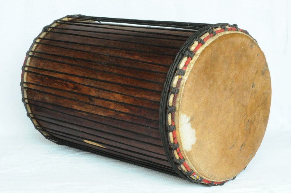 African dundun: Mali dundunba djun djun drum in rosewood